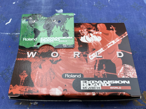 Roland JV2080 World Expansion card Roland SR-JV80-05 boxed excellent ...