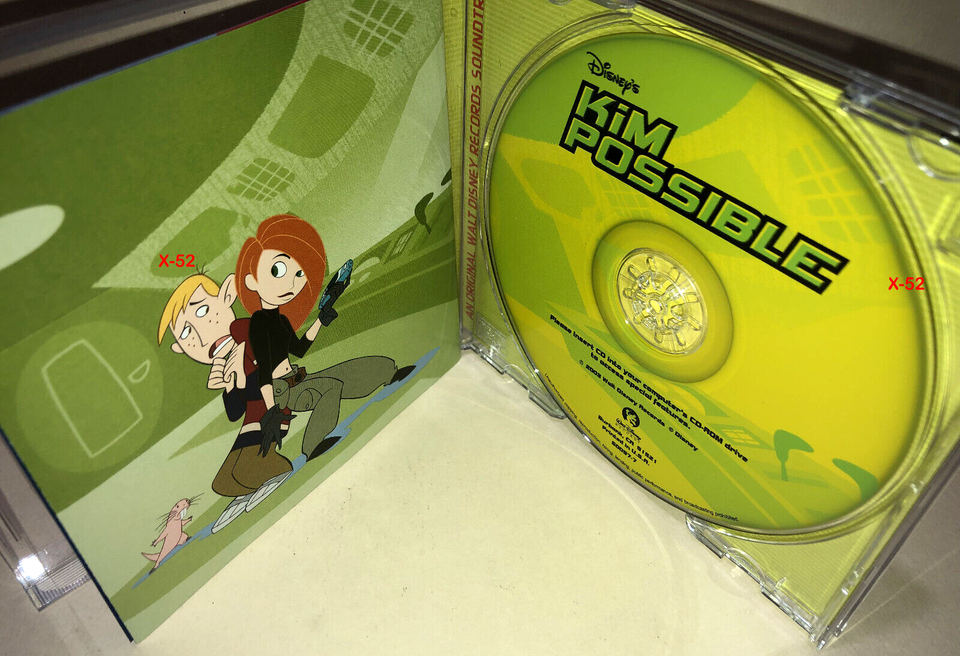 Disney Kim Possible CD soundtrack Aaron Carter Smash Mouth LMNT Rufus ...