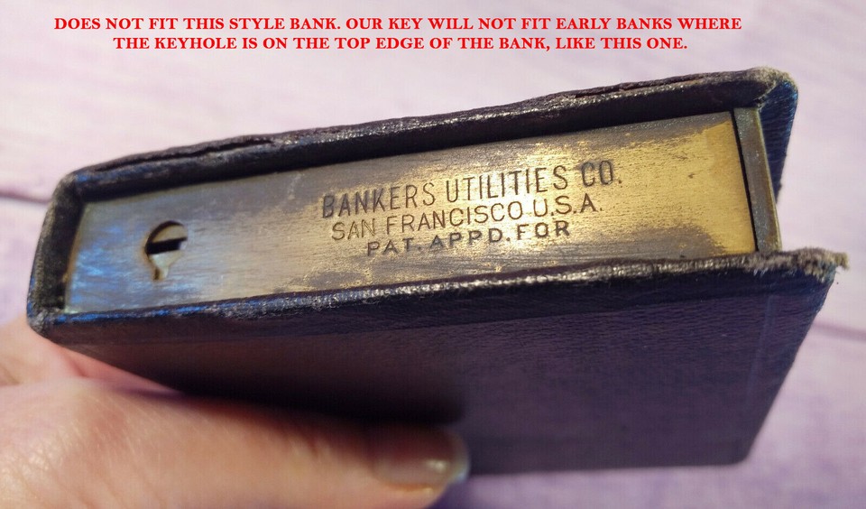 REPLACEMENT KEY for Banker Utilities Book Banks Made in USA by ...