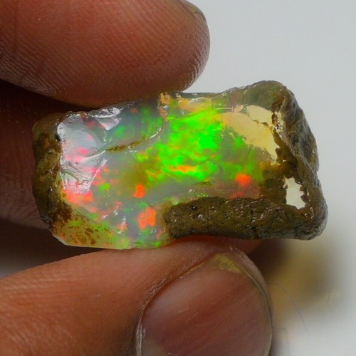 RARE FIND! Large 9.70 Ct Natural Ethiopian Welo Opal Rough, Fire Opal ...