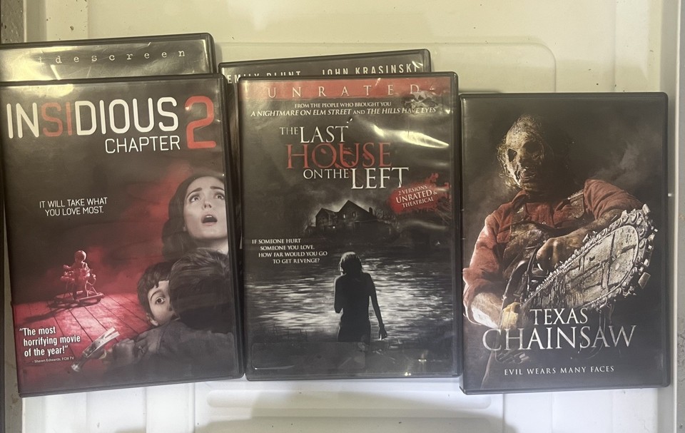 Lot Of 16 Horror DVDs - Bundle - Scary Thriller Slasher Movies | eBay