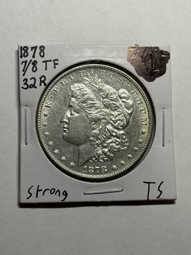 1878 7/8TF Strong Morgan Silver Dollar Nice AU/UNC Tough Variety | eBay
