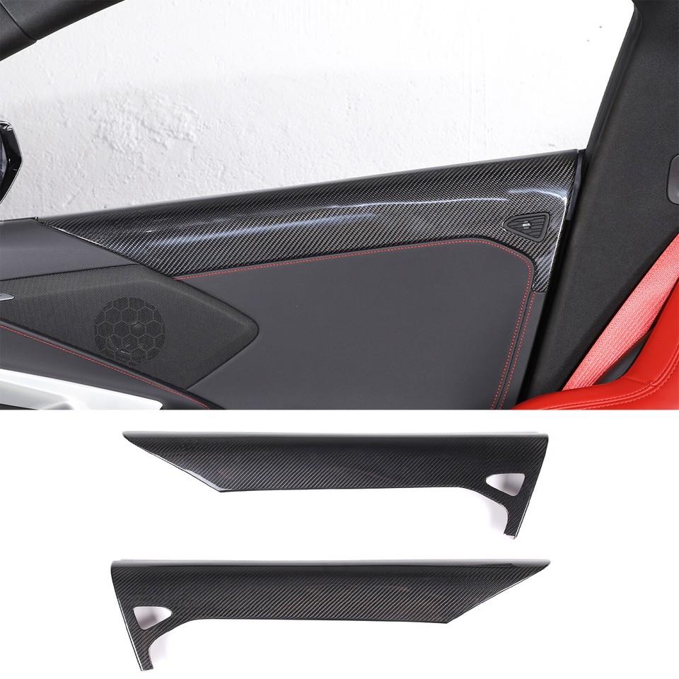 Real Dry Carbon Fiber Full Interior Dash Trim Cover Set Fits Corvette ...