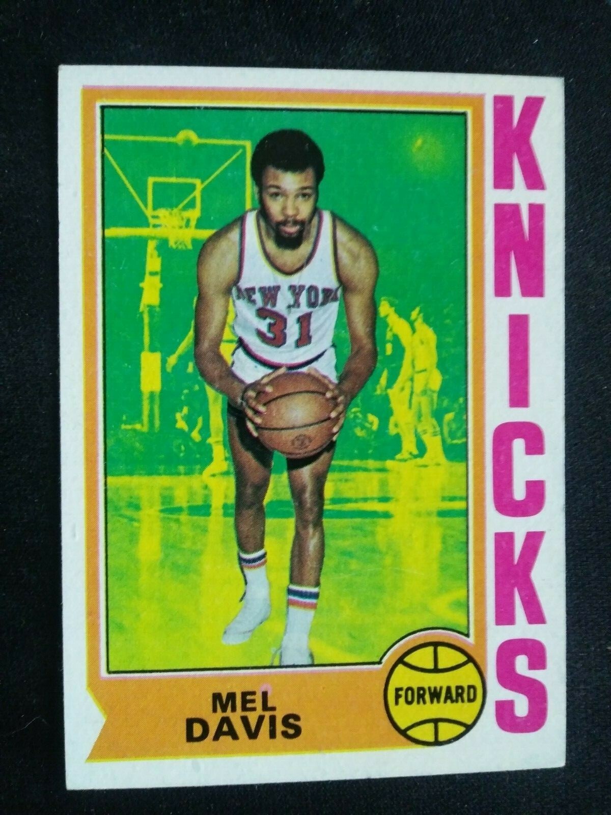 1974-75 Topps Basketball Card # 43 Mel Davis - New York Knicks | eBay