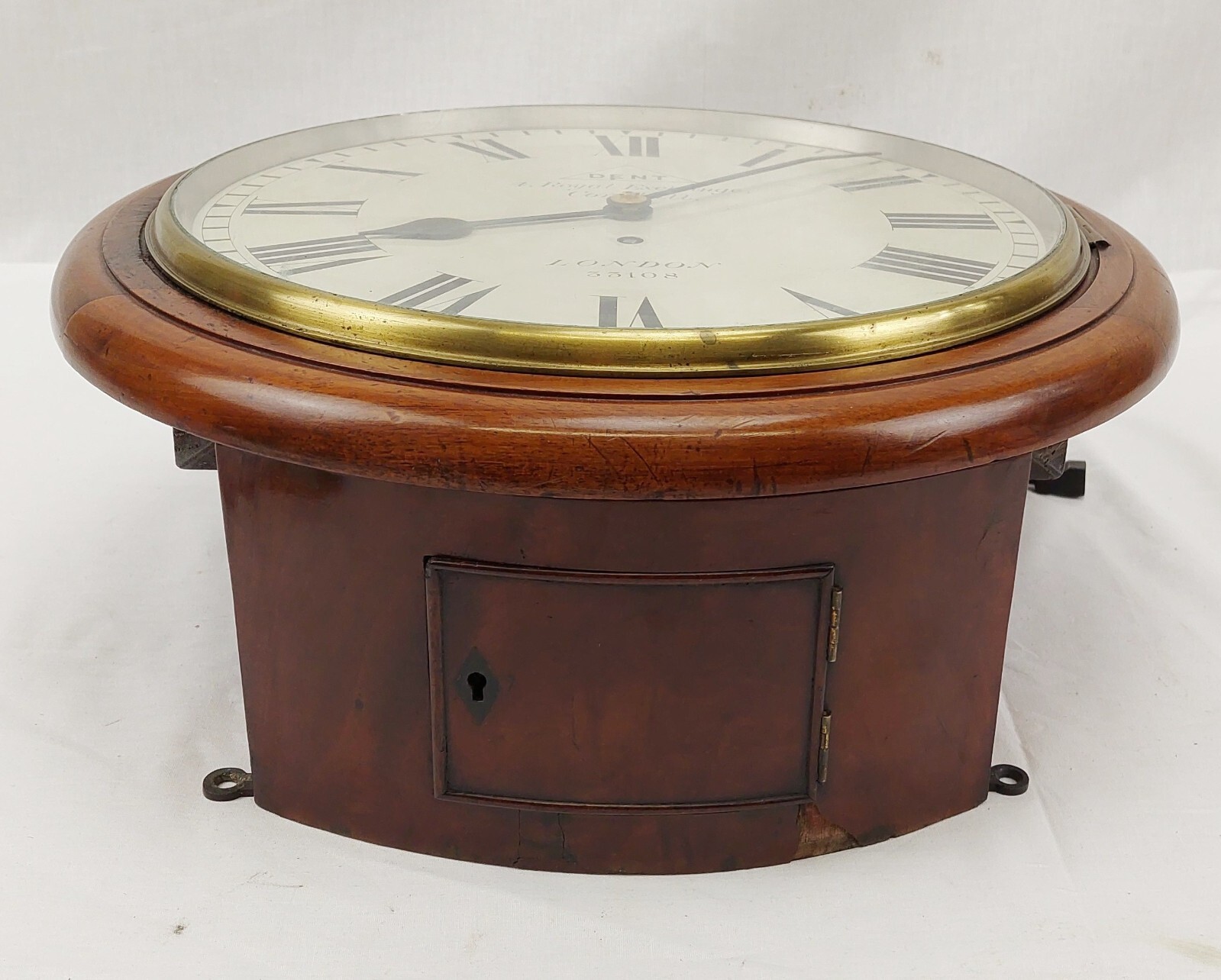 Late Victorian Single Fusee Four Pillar Movement Dent Royal Exchange ...