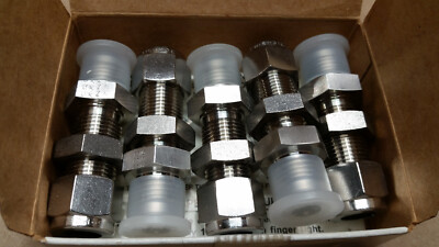 Lot of 5 Flare Adapter 37° Flare x Compression 316 SS 3/8 in x 3/8 in ...