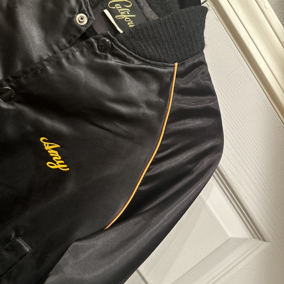 Vintage MGM Metro Goldwyn Mayer LOGO Members Only Jacket Size Small ...