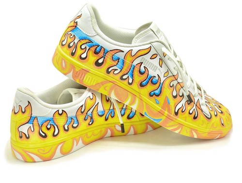 🔥🔥Puma Hand Painted Shoes🔥🔥 Men’s Size 11.5 , 1/1 Custom Original | eBay