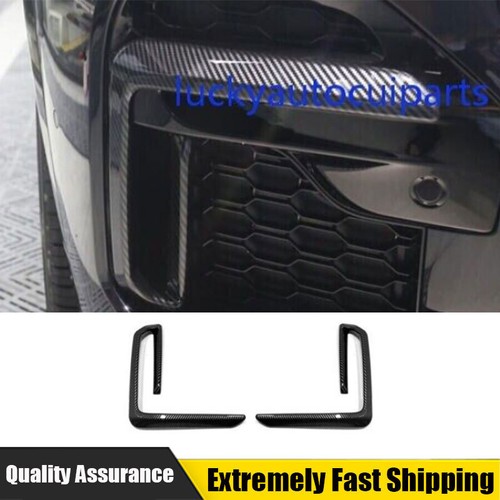 For BMW X5 G05 2019-2023 Carbon Fiber ABS Front Fog Light Lamp Cover ...