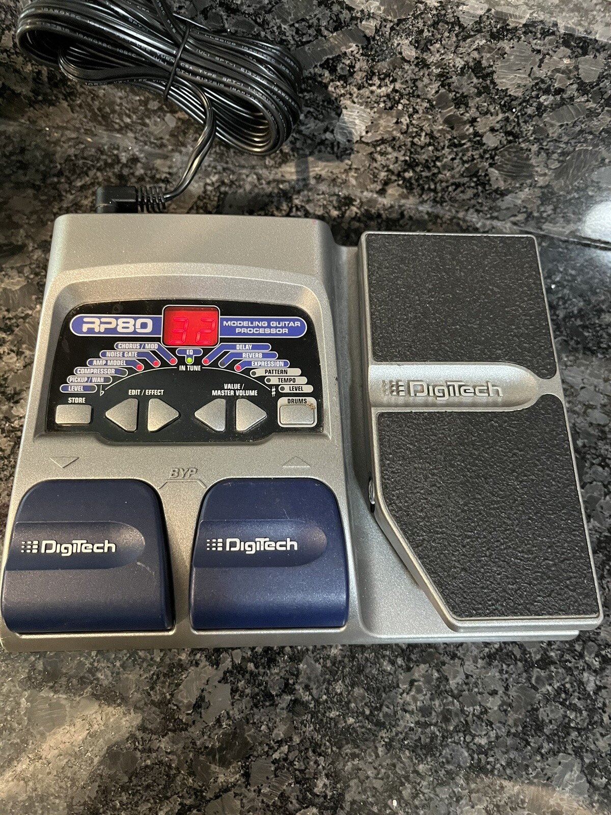 DigiTech RP80 Multi Effects Pedal Modeling Guitar Processor NEW POWER ...