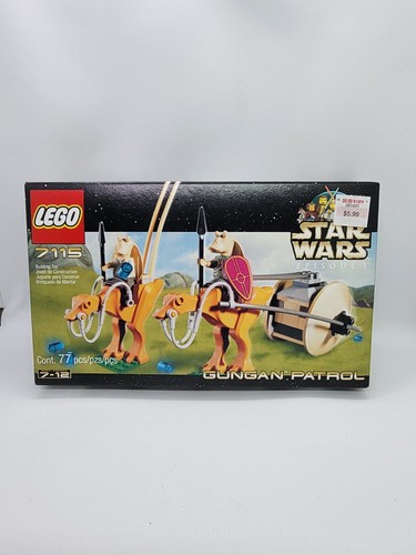 LEGO 7115 Gungan Patrol (Star Wars) - Box Condition C (Damaged ...