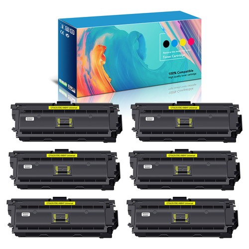 6PK Toner Cartridge for HP 508A CF362X LaserJet M552dn M553X M553dn ...