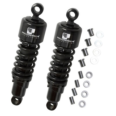 Progressive Suspension 412 Triumph Shocks Black 14.25" - 412-4265B | eBay