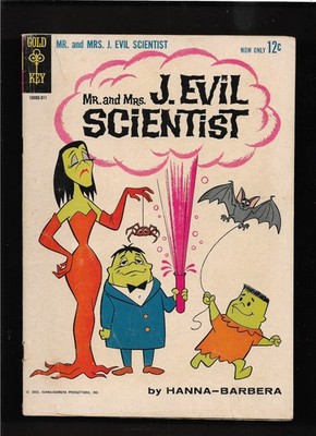 1963 1st ISSUE " J.EVIL SCIENTIST " 12c GOLD KEY COMIC BOOK ORIGINAL ...