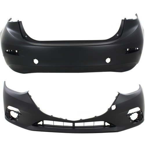 BJS750031ABB;BJS750221ABB Bumper Covers Fascias Set of 2 Front & Rear ...