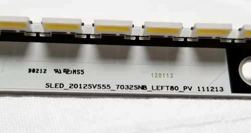 SAMSUNG UN55ES7100 UN55ES7150 LEFT LED STRIP 2012SVS55 7032SNB LEFT80 ...