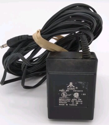 Atari 2600 Vintage Power Supply 9V CO10472 C010472 OEM AC Adapter Wall ...