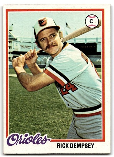 1978 Topps Rick Dempsey . Baltimore Orioles #367 | eBay