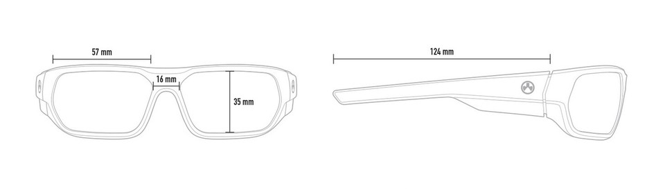 Magpul Radius Shooting Glasses Non-Polarized Black MAG1145-0-001-1100 ...