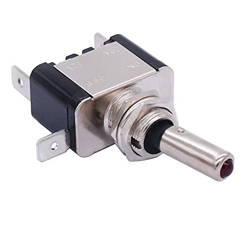 /3Pcs Rocker Lighted Toggle Switch 12V 20A Heavy Duty Racing Car ...