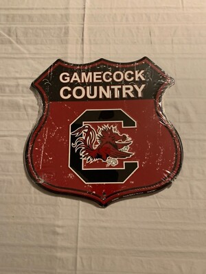 South Carolina Gamecocks NCAA Metal Route Road Sign 11" x 11" Hangtime ...