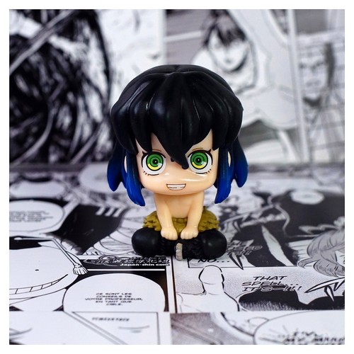 Inosuke Hashibira Demon Slayer Chibi Action Figures anime manga mini ...