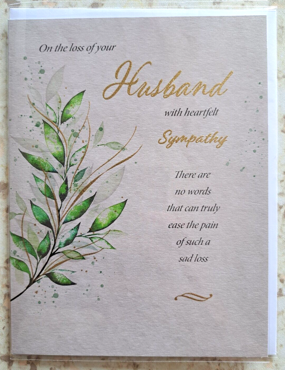 What To Write In A Sympathy Card For Loss Of Husband Ukraine War ...