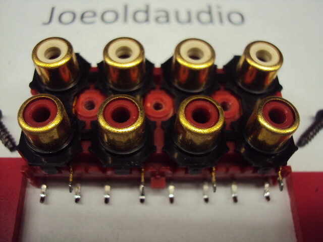 Outlaw 1050 Receiver RCA Jack Panel CD,AUX, Read Below. Parting Out ...