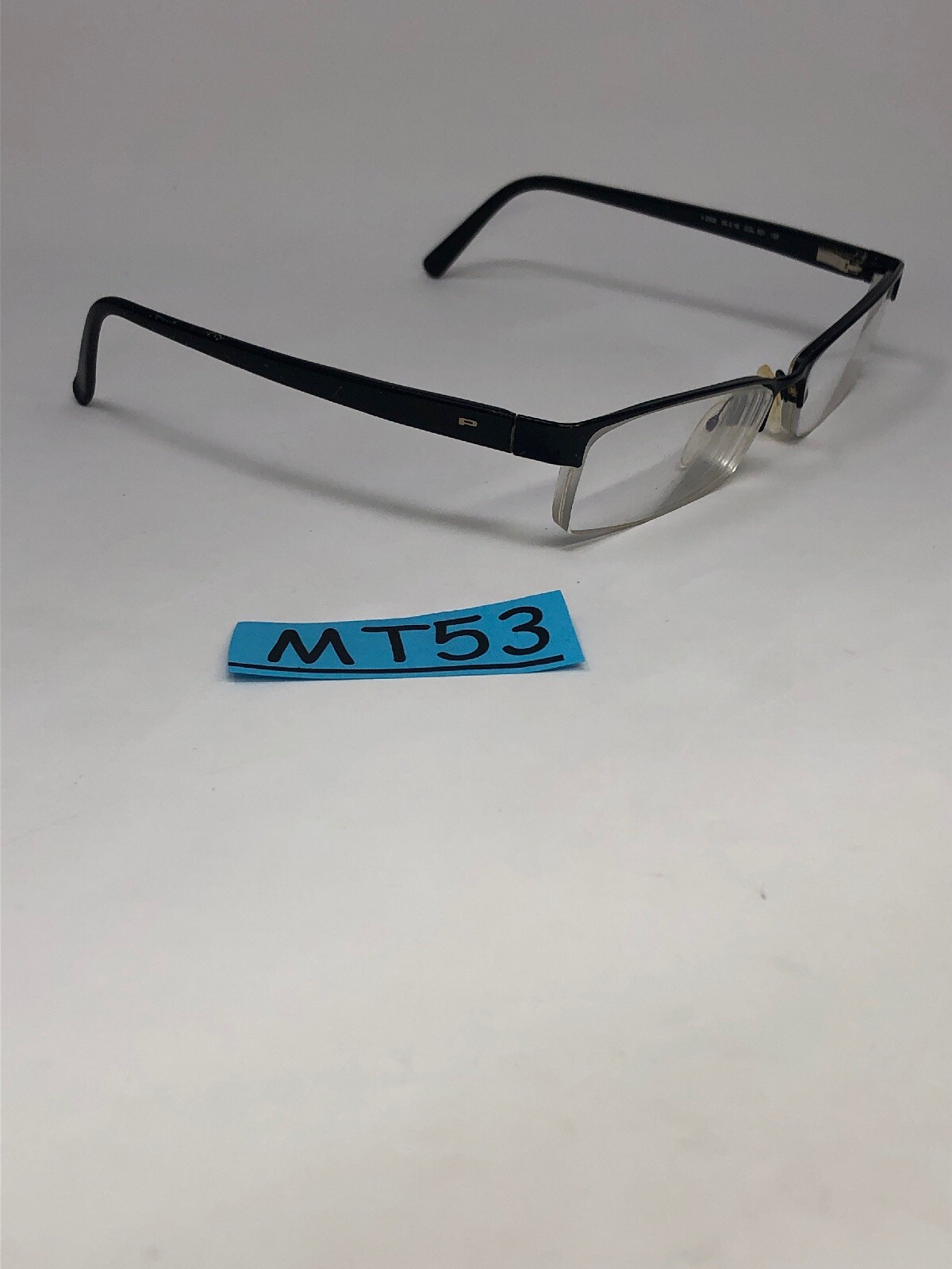 POLICE V2906 COL.531 Eyeglasses Frame Italy Half Rimless 55-15-135 ...