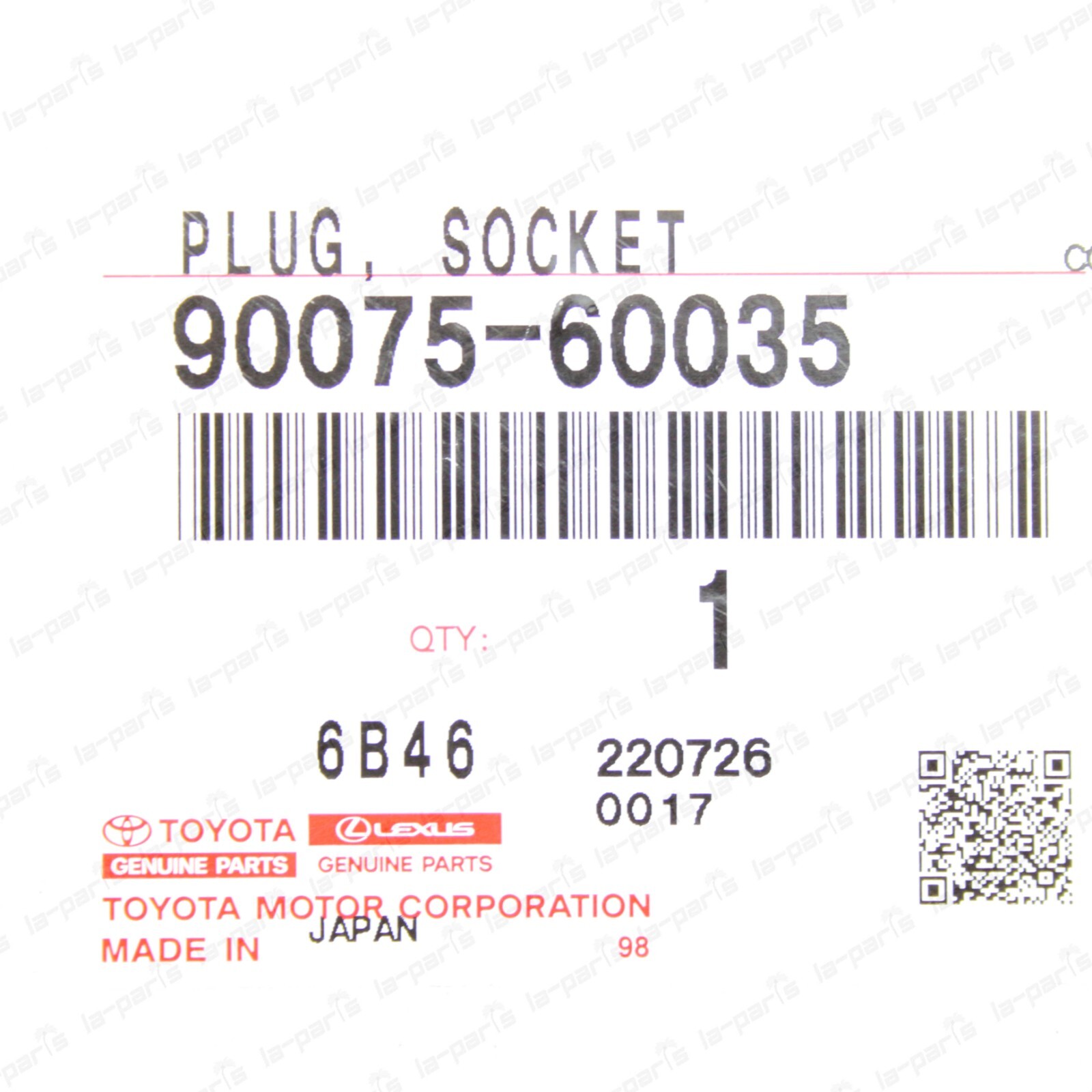 New Genuine Toyota Scion Socket Backup Lamp 90075-60035 | eBay