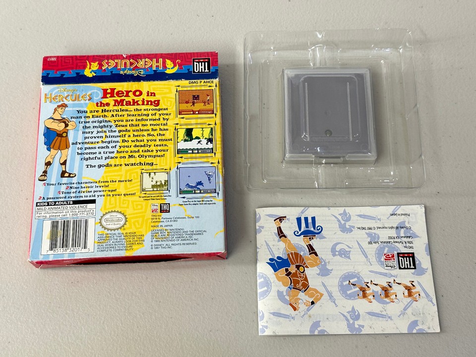Disney's Hercules (Nintendo Game Boy) Complete Authentic | eBay