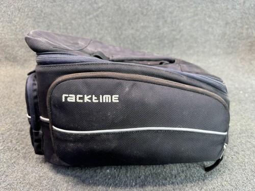 Racktime Trails Plus Bicycle Trunk Bag Blue/Black Bike Riding Cycling ...