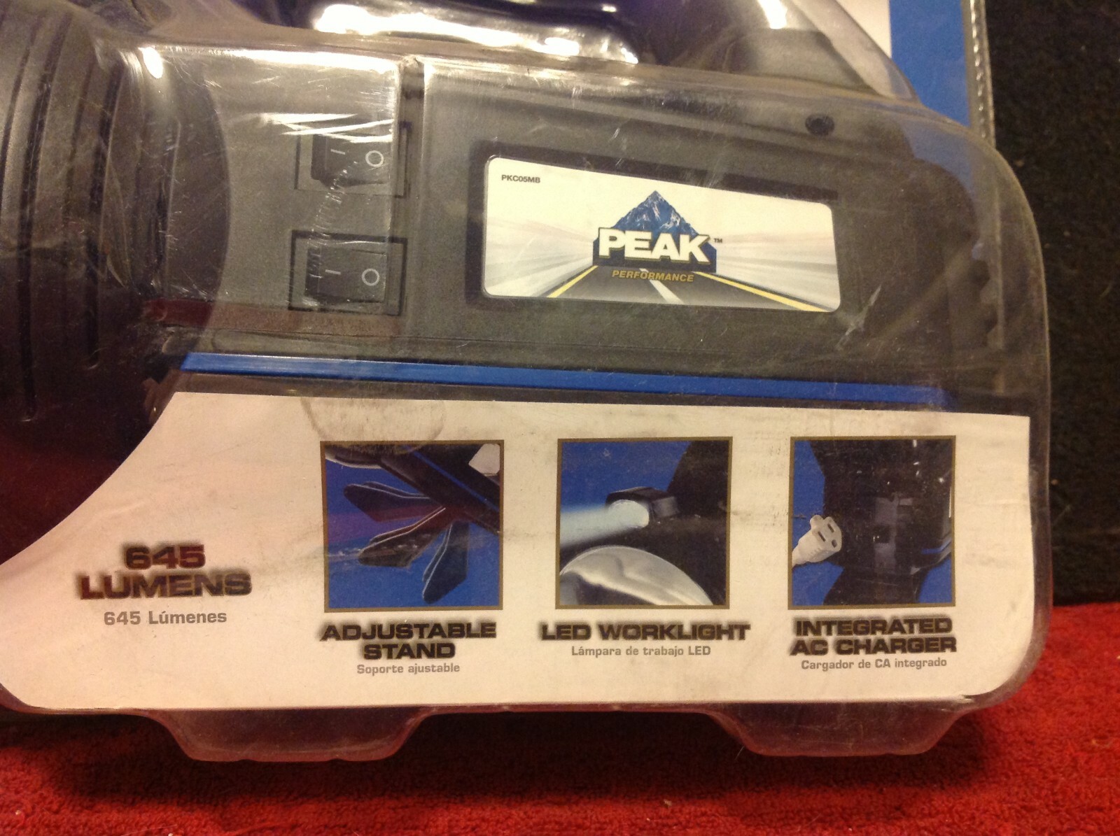 Peak PKC05MB 5-Million Candle Power Rechargeable Spotlight for sale ...