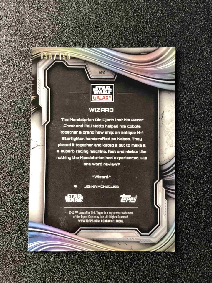 2025 Topps Chrome Star Wars Galaxy Wizard Atomic Refractor #/150 | eBay