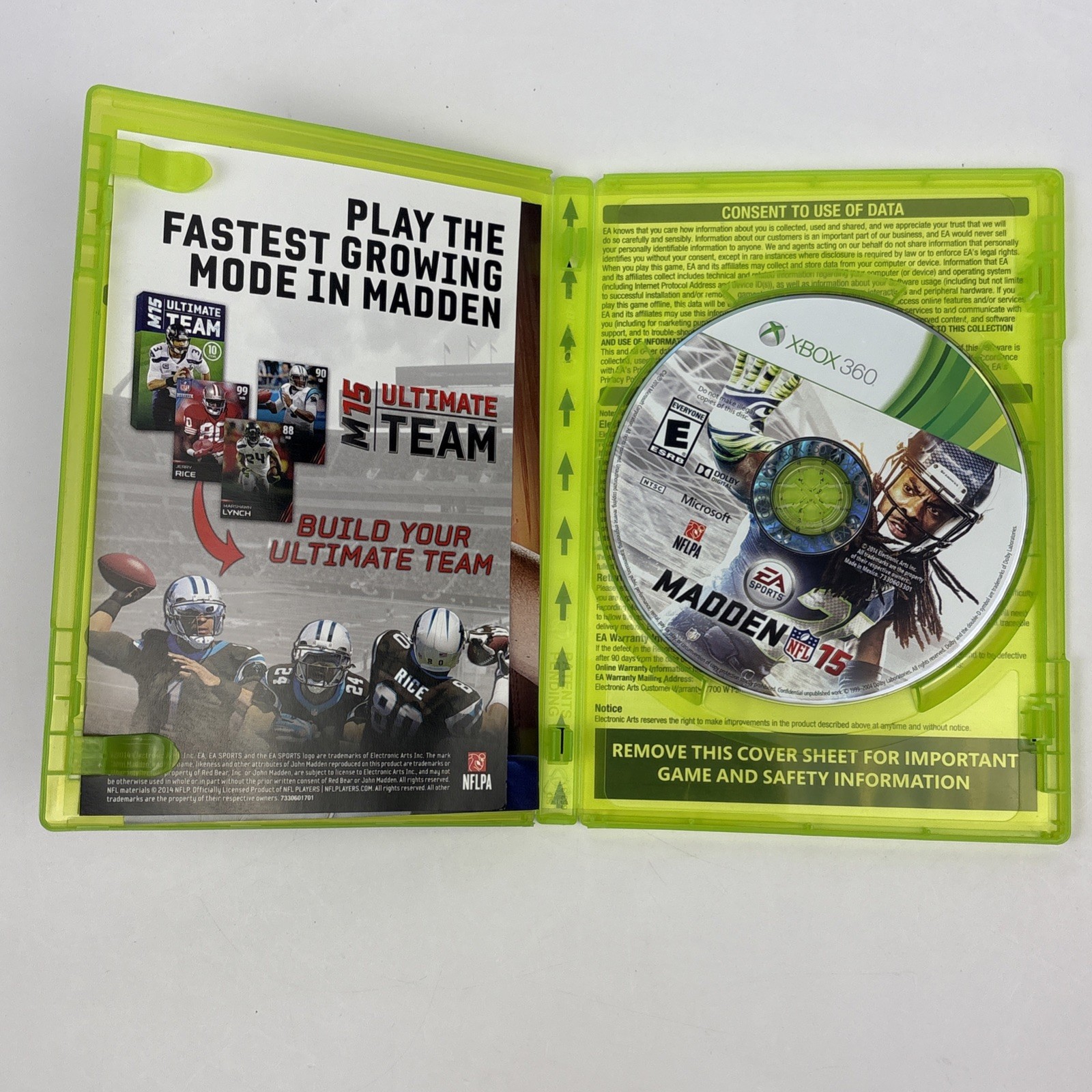 Madden NFL 15 - Microsoft Xbox 360 -Tested Working | eBay