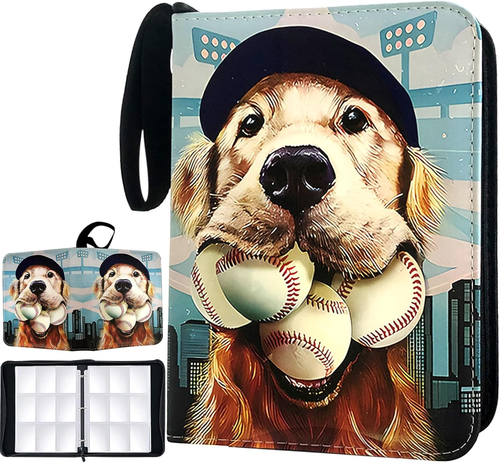 900 Pockets Baseball Card Binder, Trading Card Binder 9 Pocket with 50 ...