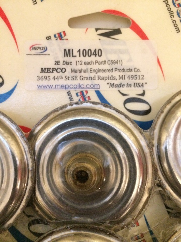 Mepco Dunham Bush ML10040 Disc 2E C5941 ( 12 Pack) | eBay