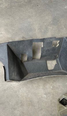 DEFENDER 90 110 Puma TDCI BULKHEAD MAT MATTING Broken Driver Side Piece ...