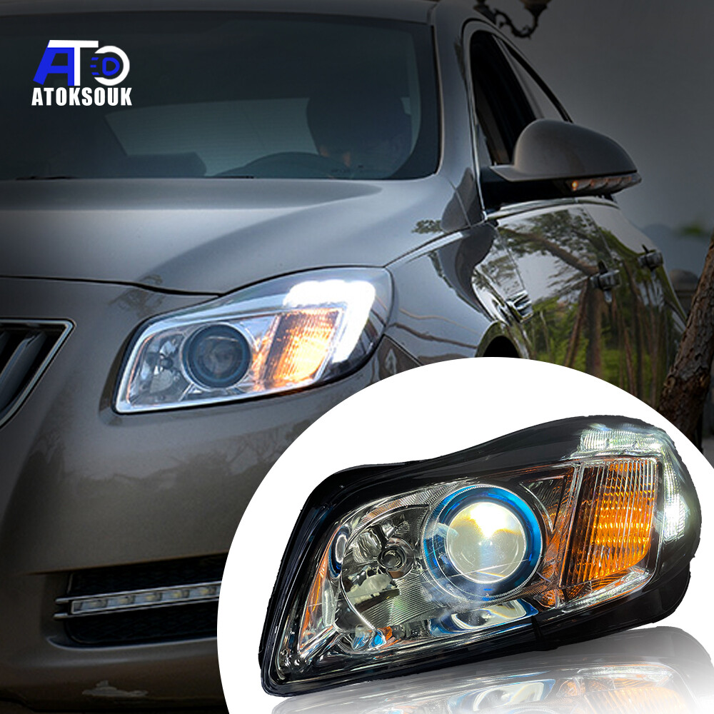 For Buick Regal 2011-2013 Headlight Assembly Yellow Turn Signal HID ...