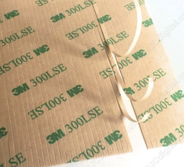 50pcs 3M 9495LE 300LSE 100 x 2mm Clear Double Sided Adhesive Tape for ...