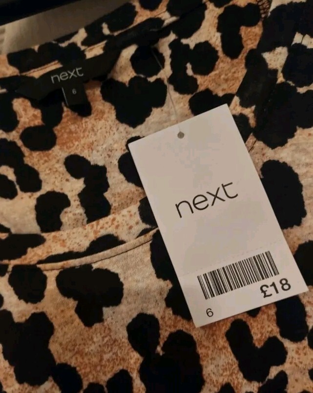 Next Animal Print T Shirt Top Ladies BNWT size UK 6 | eBay UK
