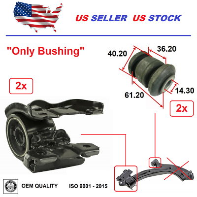 Control Arm Bushing Front For HONDA CRV 2007-2011 W/Bracket Set 4 OEM ...