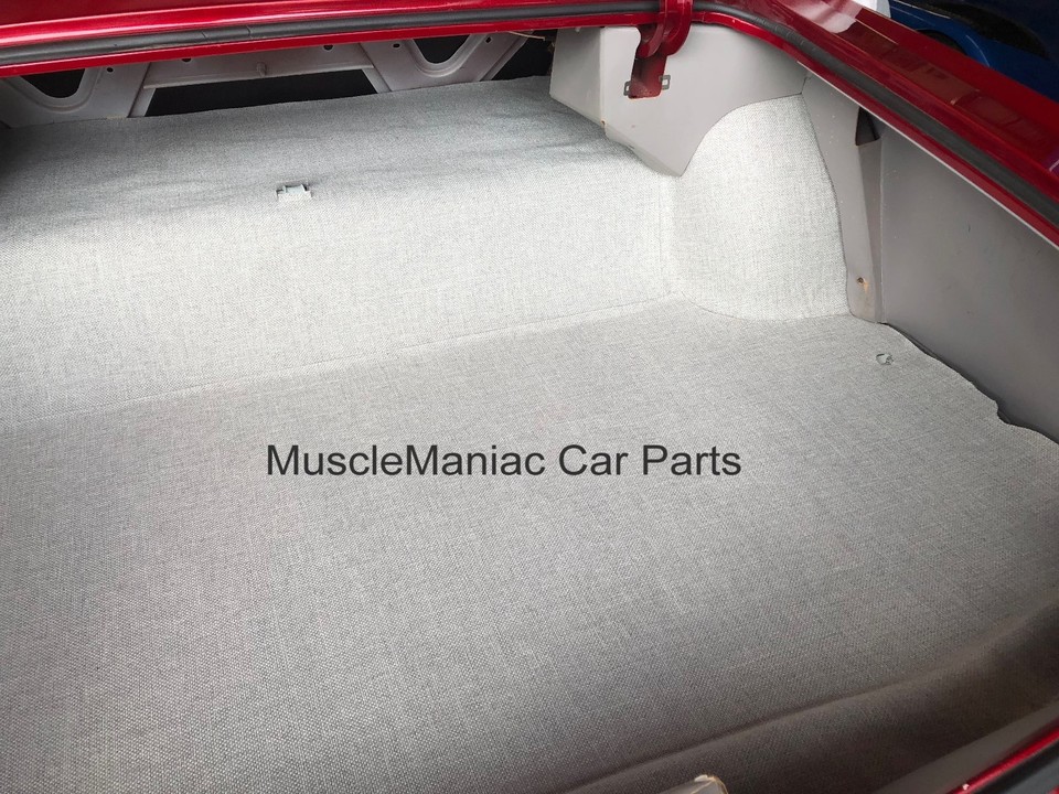 1964 1965 Buick Riviera TRUNK MAT Grey Tweed Mat on Tar/Felt 5 piece ...
