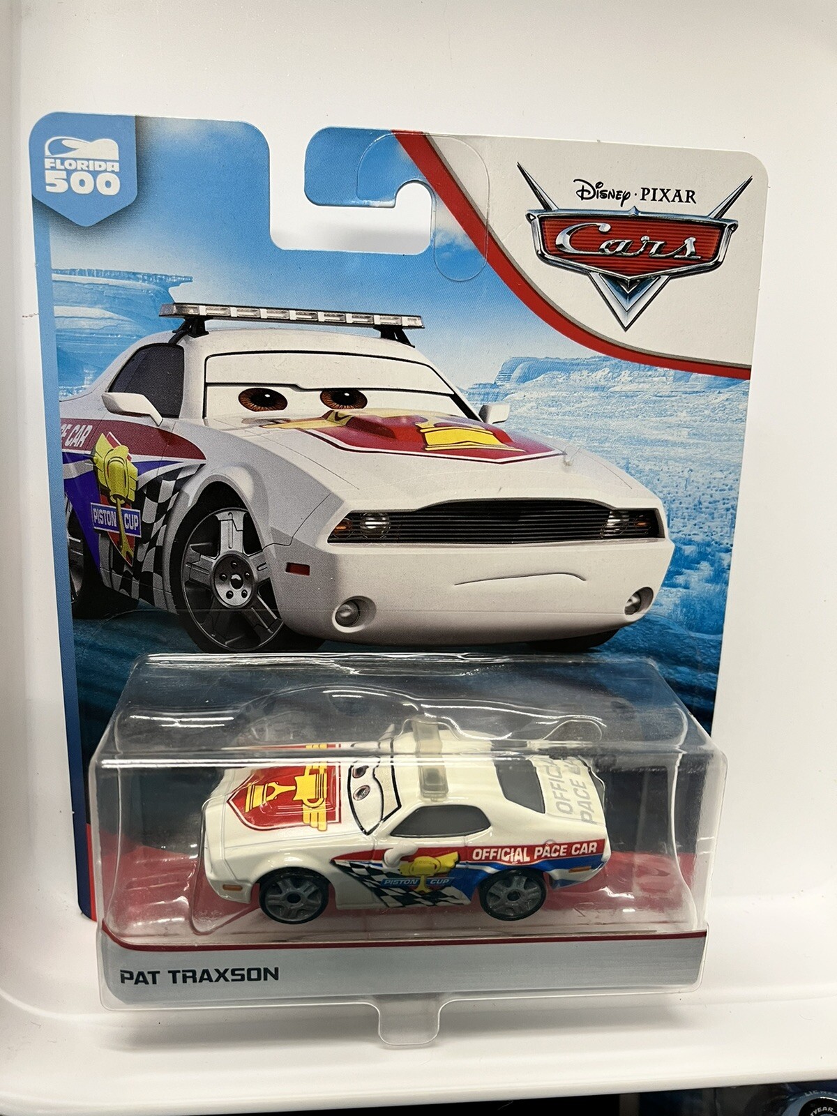 Disney Pixar Cars 3 Pat Traxson Official Pace Car Piston Cup Rare