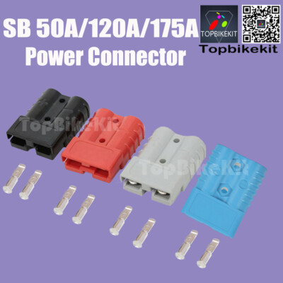Power Connector 50A/120A/175A Power Plug Connector Double Pole Copper ...