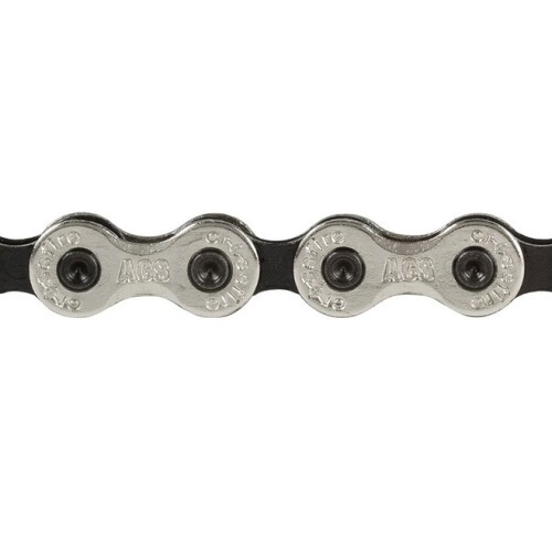 ACS Crossfire Chain 1/2" x 1/8" x 106 Nickel Links With Black Bushing ...