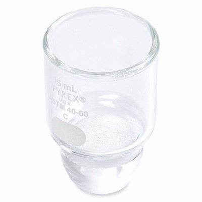Pyrex #32960-15C, 15mL High Form Gooch Crucible, Coarse Porosity (Case ...