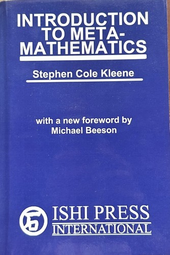 Introduction to Meta-Mathematics by Stephen Cole Kleene, Softcover ...