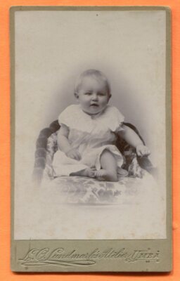 CDV Umea, Sweden, Portrait of a Baby, by Lundmark, circa 1890s ...