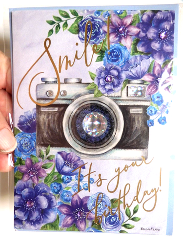 2 Papyrus Cards High Quality BIRTHDAY CARD Smile Camera Jewels Bella ...